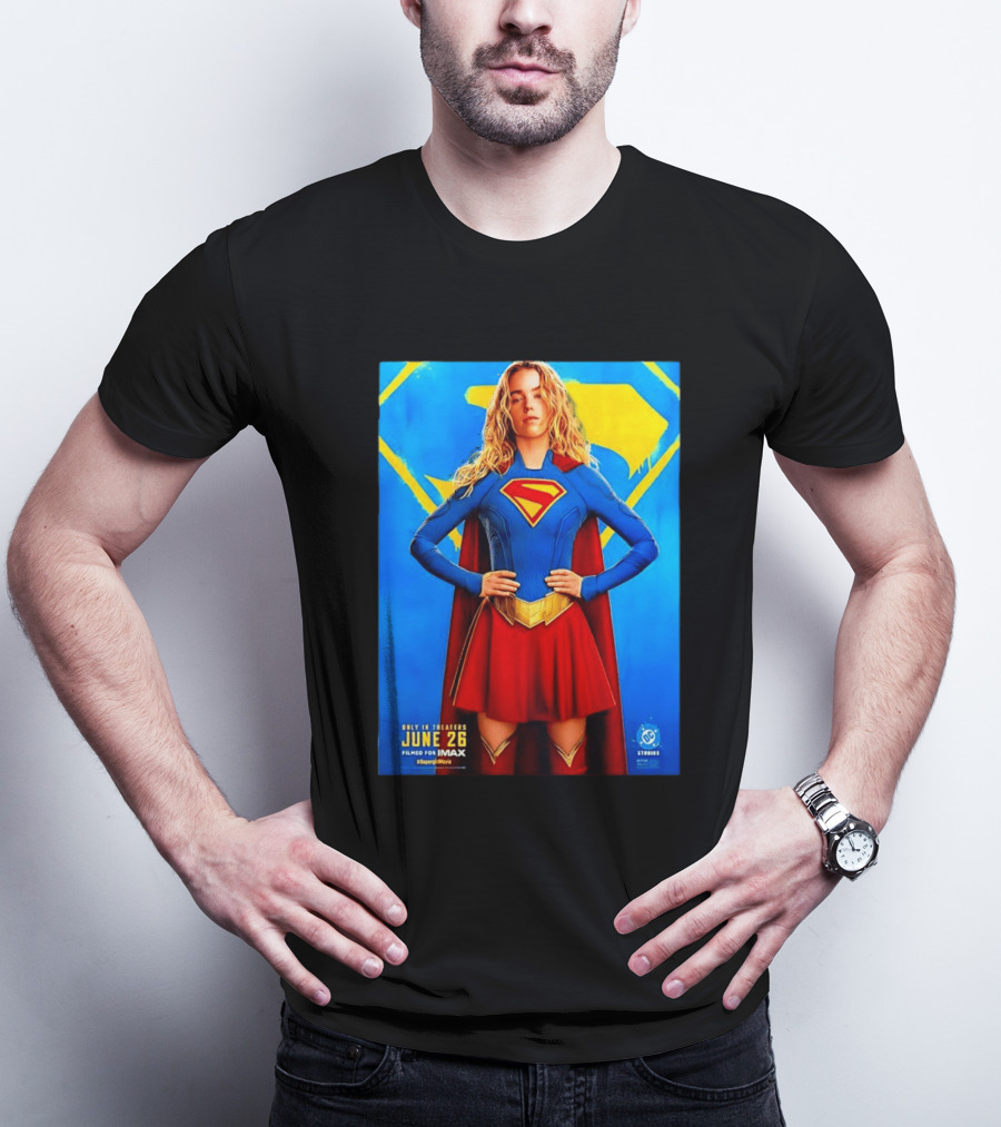 DC Studios Supergirl Movie June 26 Theaters Imax T-Shirt