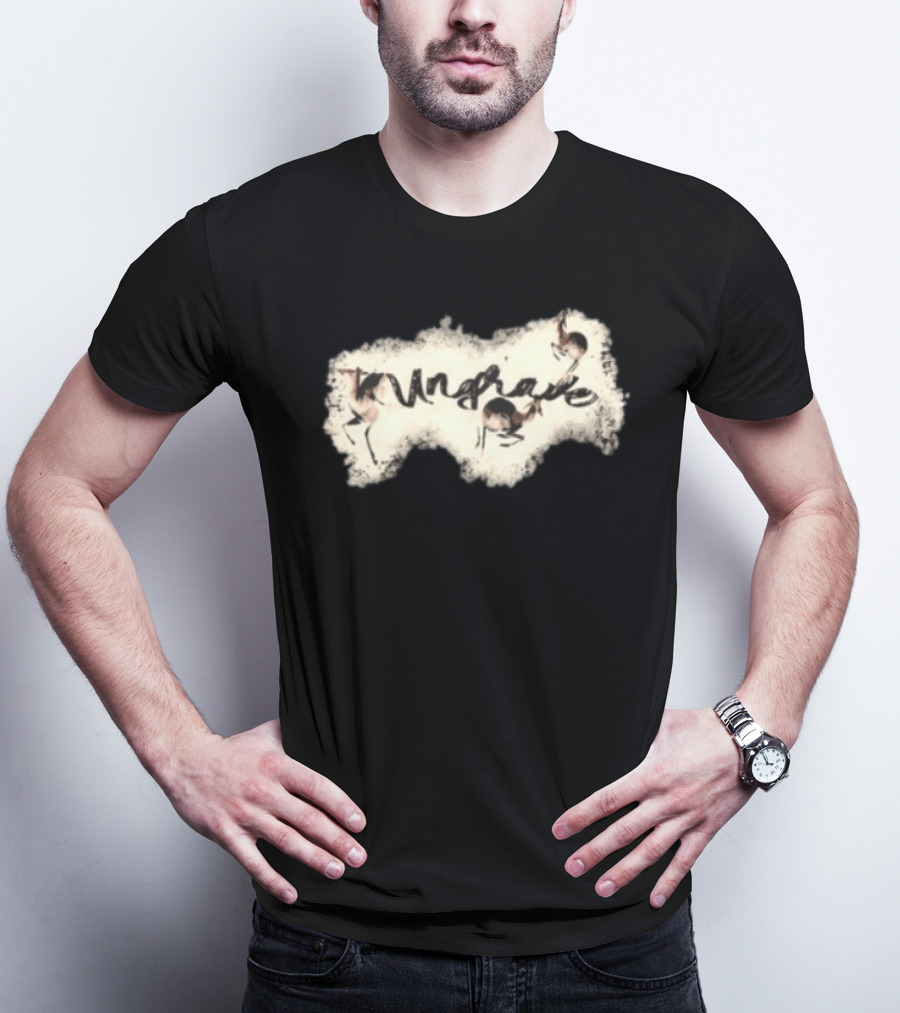 Ungrave Brown Shadow Deer Ungrave T-Shirt