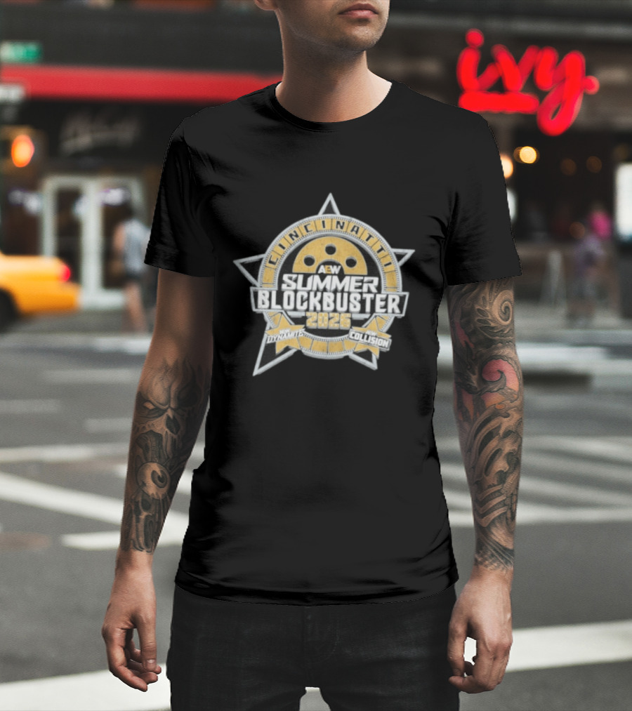 AEW Summer Blockbuster 2026 Cincinnati Event New Dynamite New Collision T-Shirt