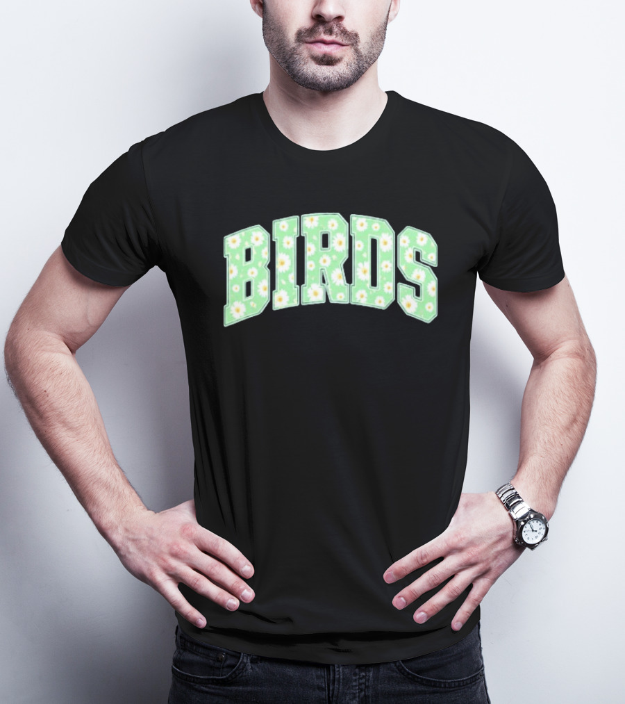 Birds Kelly Green Philadelphia Football Daisy T-Shirt