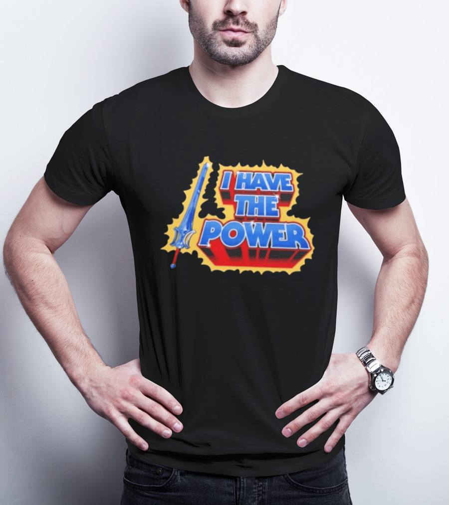 I Have The Power He Man Vintage Masters Of The Universe Sword T-Shirt