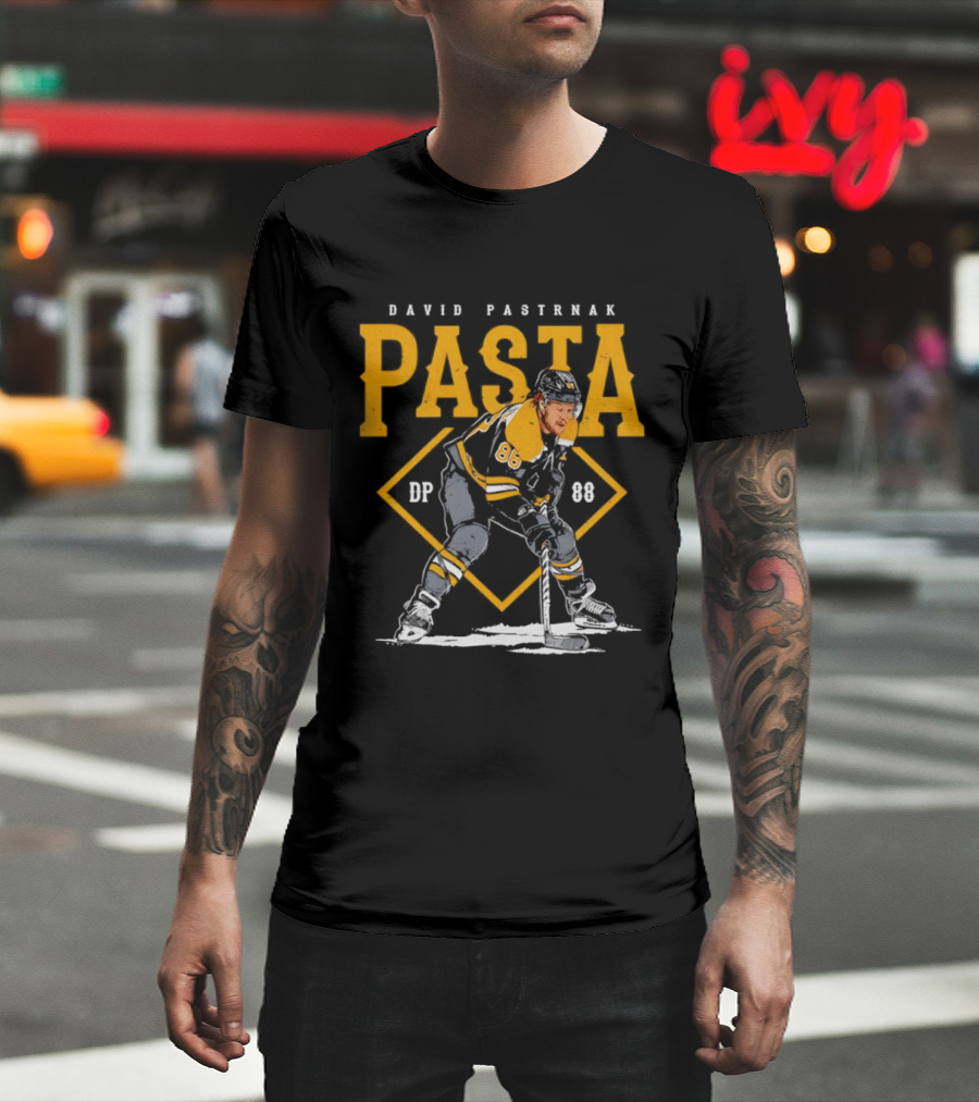 David Pastrnak Pasta BP 88 Boston Bruins NHL Player T-Shirt