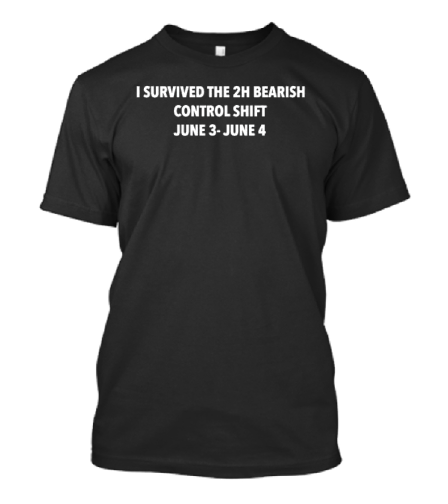 I Survived The 2H Bearish Control Shift June 3 June 4 Crypto Trading T-Shirt