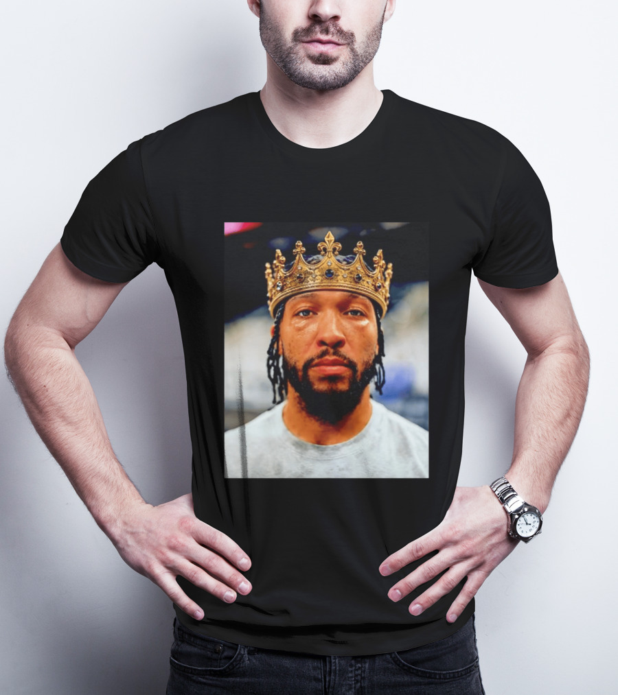Jalen Brunson King New York Knicks Crown T-Shirt