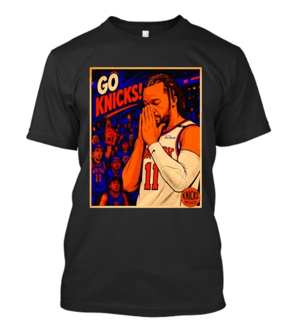 GO KNICKS Jalen Brunson New York Knicks 11 Mexico T-Shirt