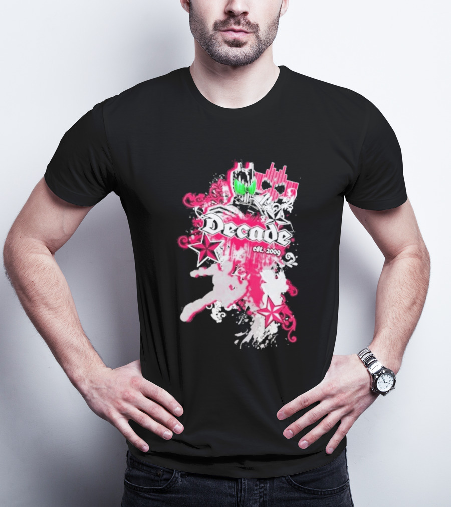 Kamen Rider Decade Est 2009 Heroic Starburst Adventure T-Shirt