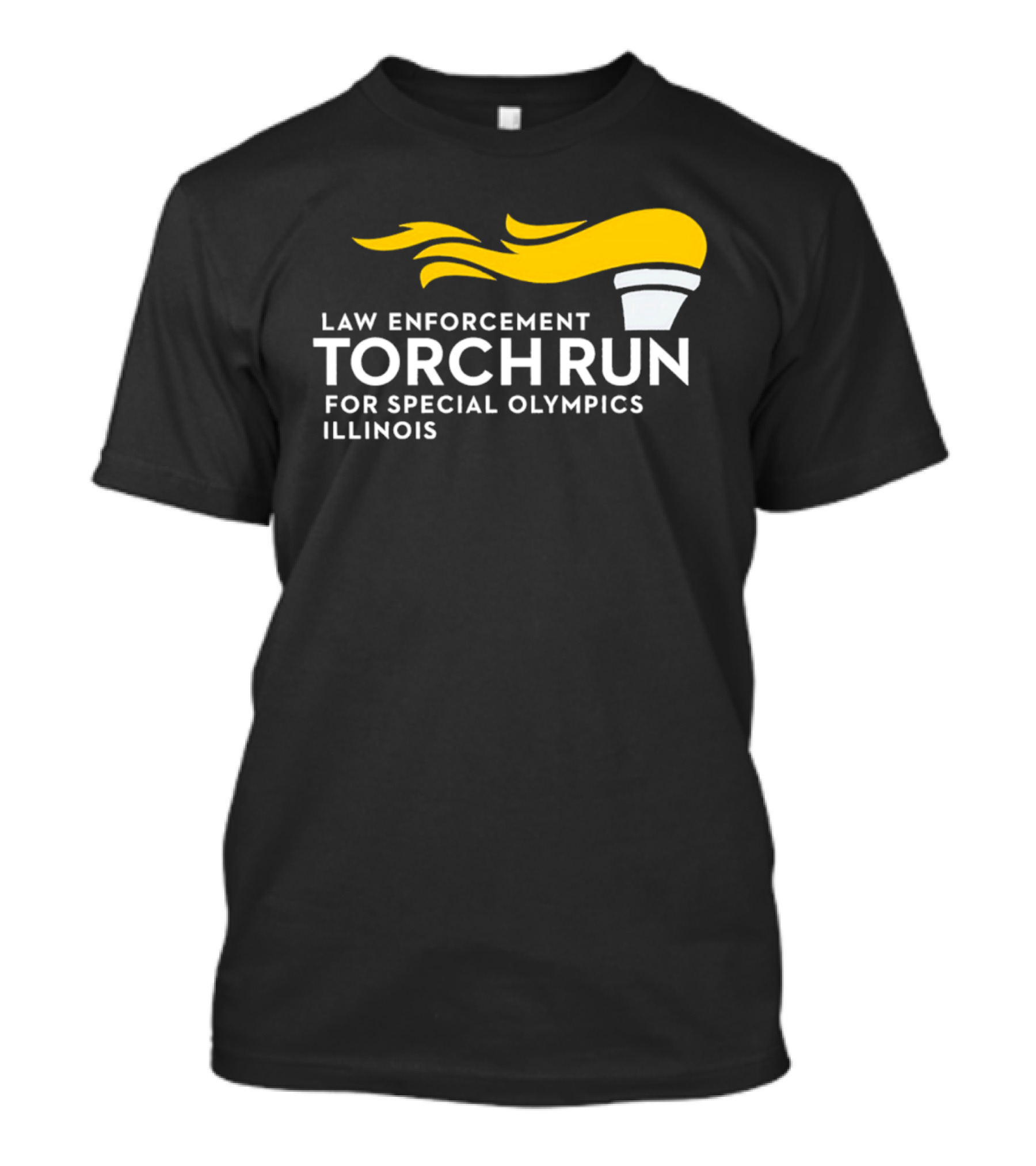 Law Enforcement Torch Run Special Olympics Illinois T-Shirt