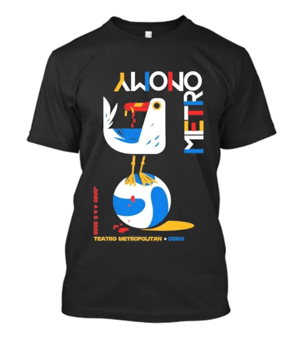 Metronomy Mexico City Teatro Metropólitan June 4 5 2026 T-Shirt