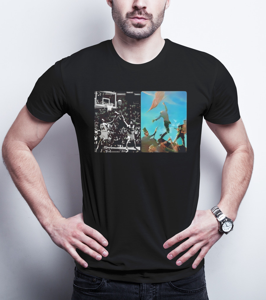San Antonio Spurs Victor Wembanyama Dunk Alamo Basketball Celebration T-Shirt