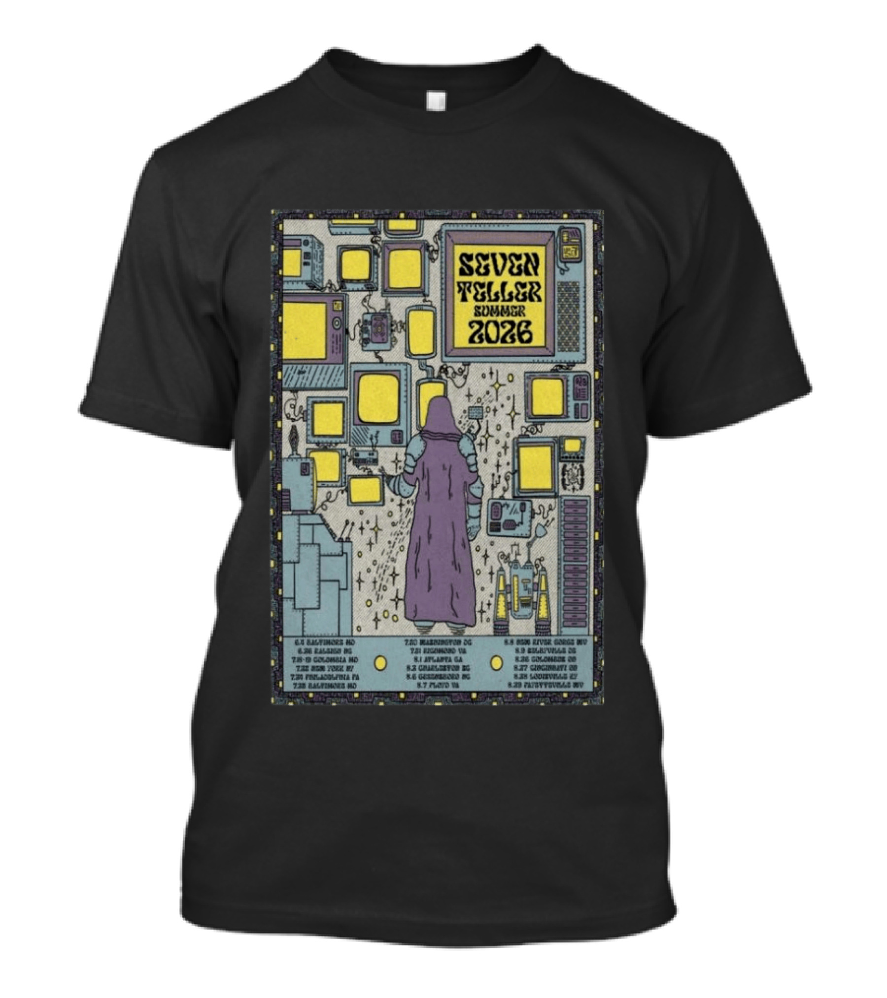 Seven Teller Summer 2026 Baltimore MD Tour June 4 T-Shirt