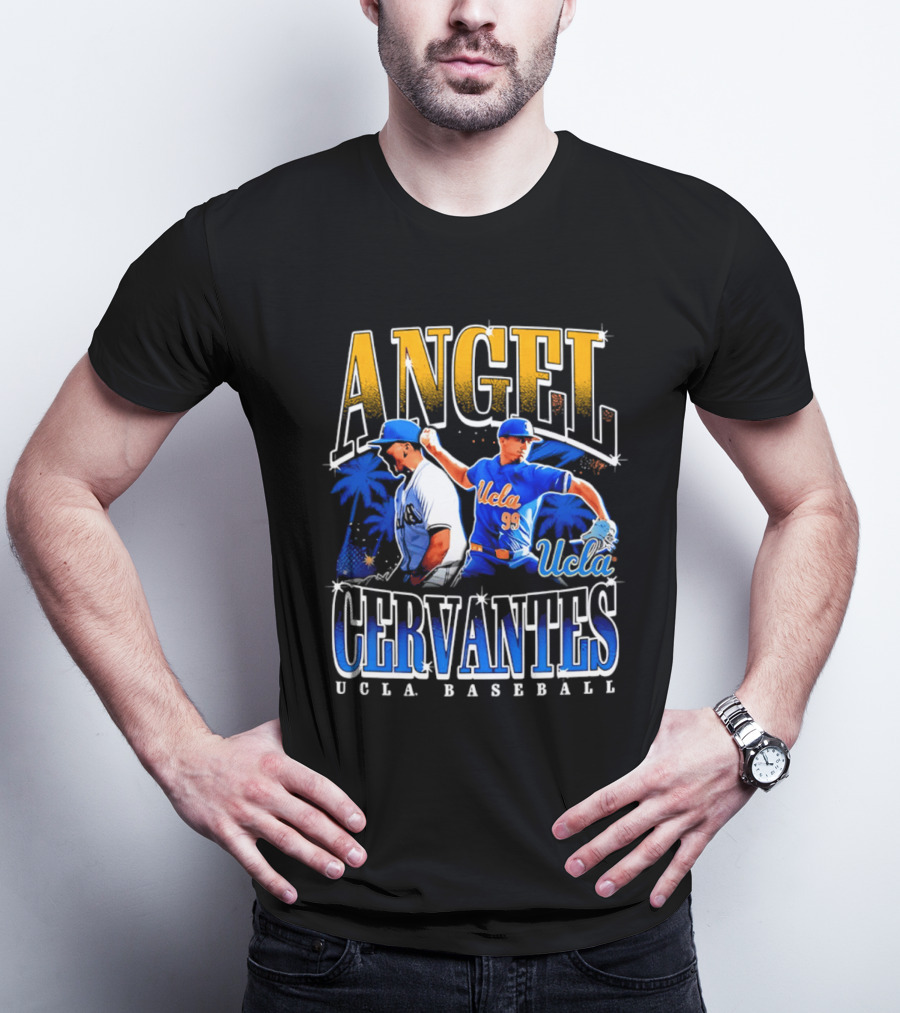 Ucla Baseball Angel Cervantes Player T-Shirt
