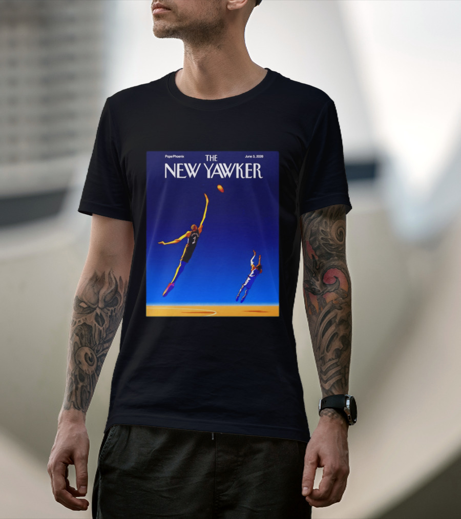 The New Yawker June 3 2026 Basketball Cover Pope Phoenix T-Shirt