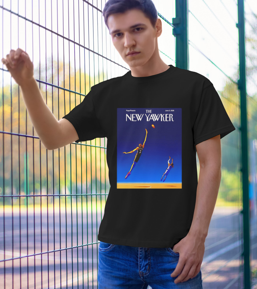 The New Yawker June 3 2026 Basketball Cover Pope Phoenix T-Shirt