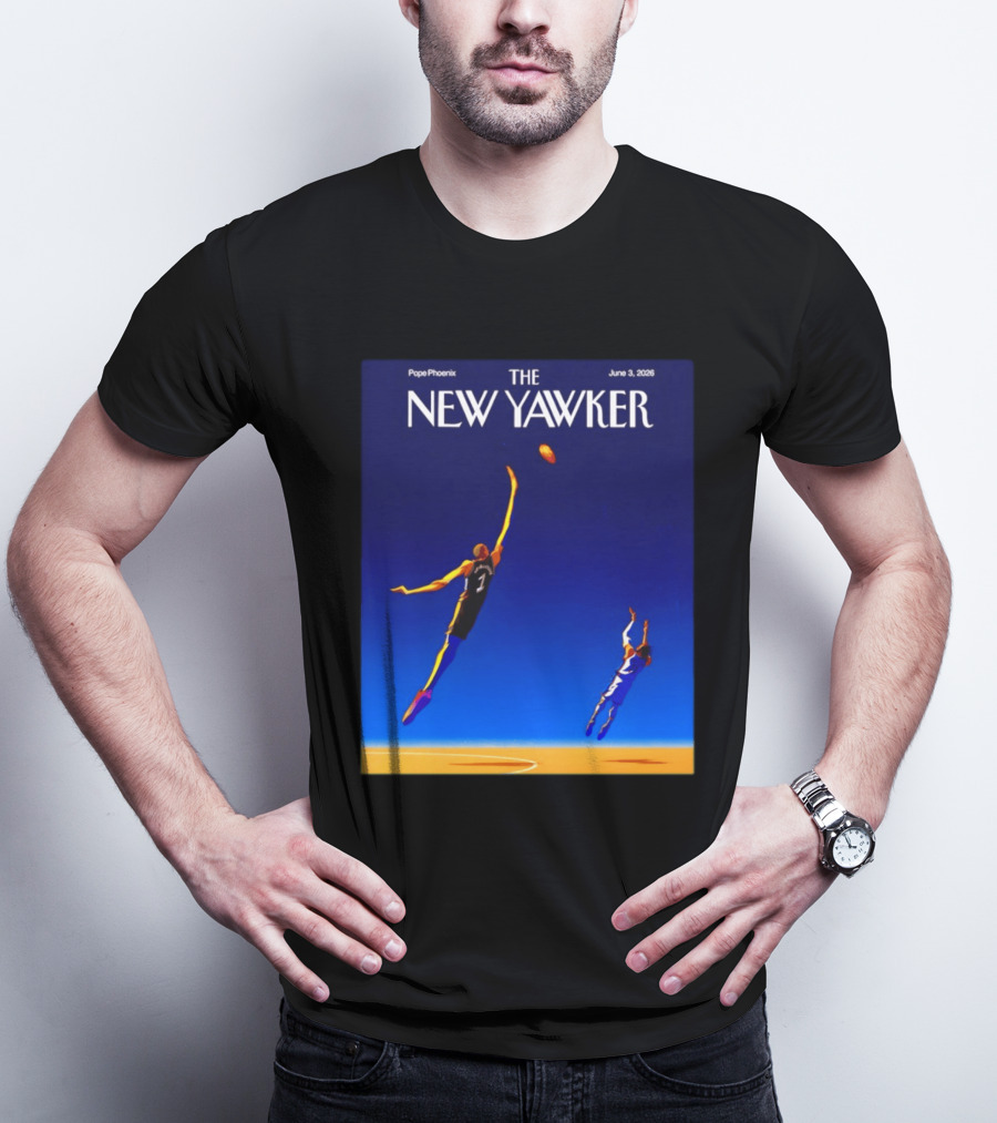 The New Yawker June 3 2026 Basketball Cover Pope Phoenix T-Shirt