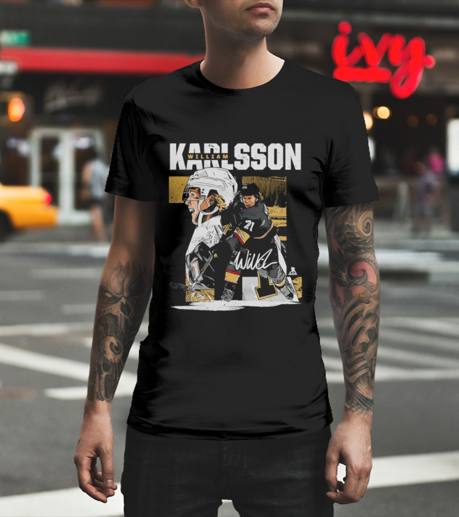 William Karlsson 71 Vegas Golden Knights NHL Player T-Shirt