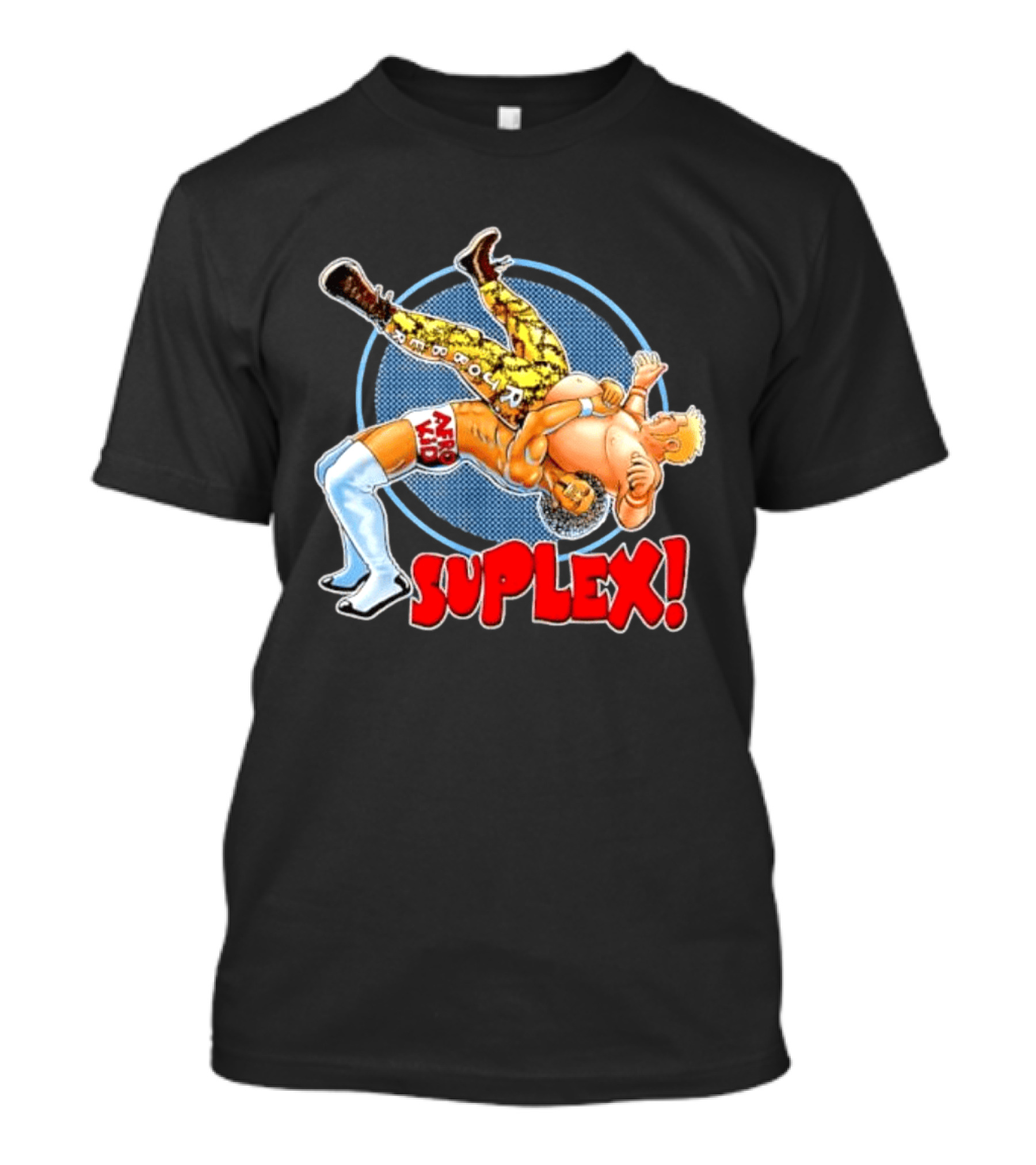 Afro Kid Wrestling Suplex Move T-Shirt