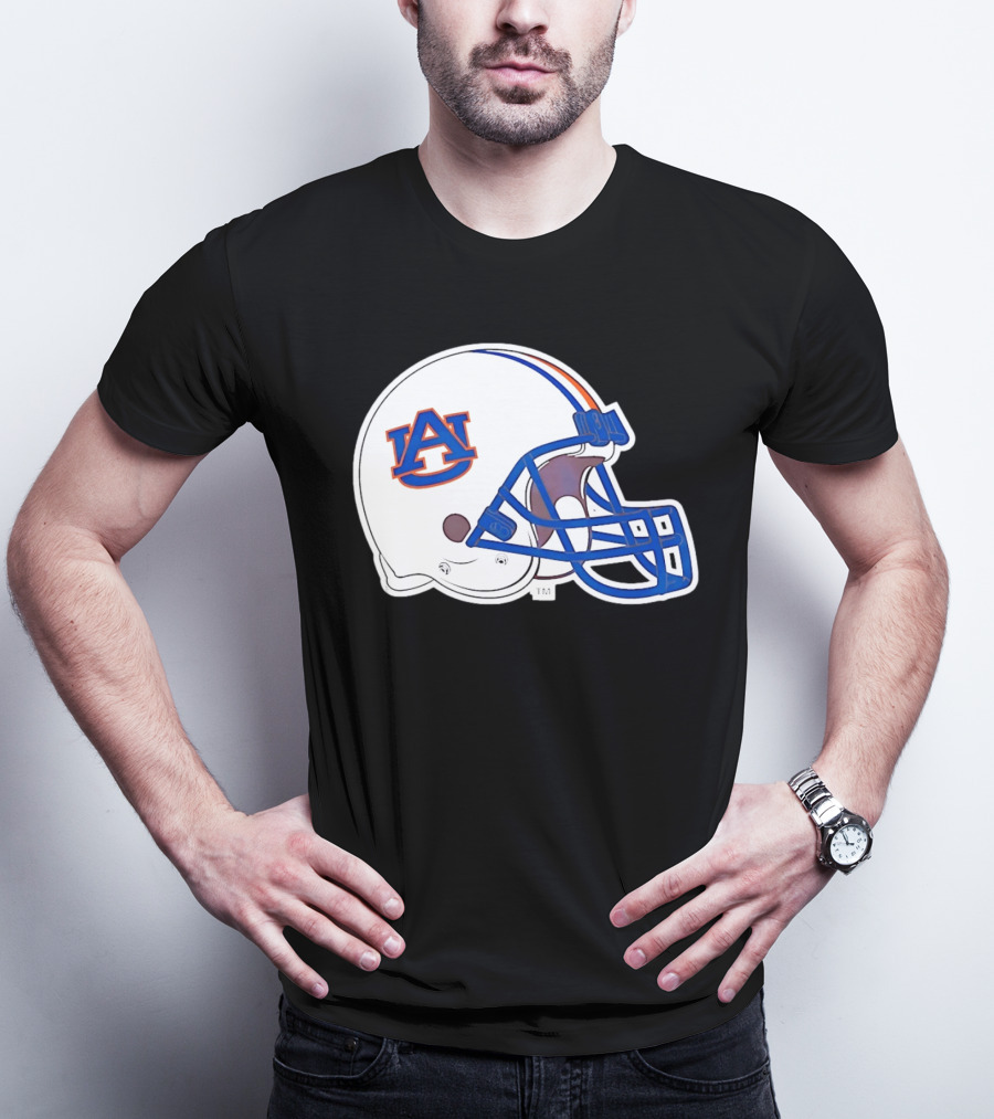 Auburn Tigers Football Helmet AU T-Shirt