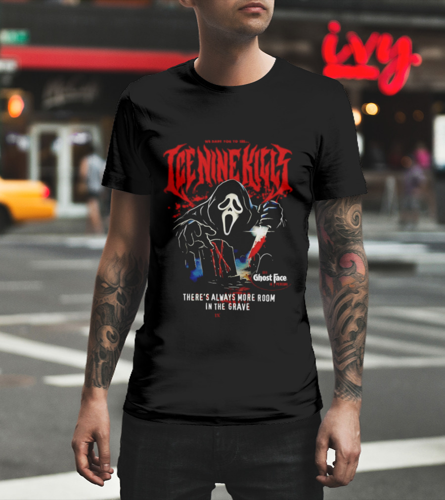 Ice Nine Kills Ghost Face There's Always More Room In The Grave T-Shirt