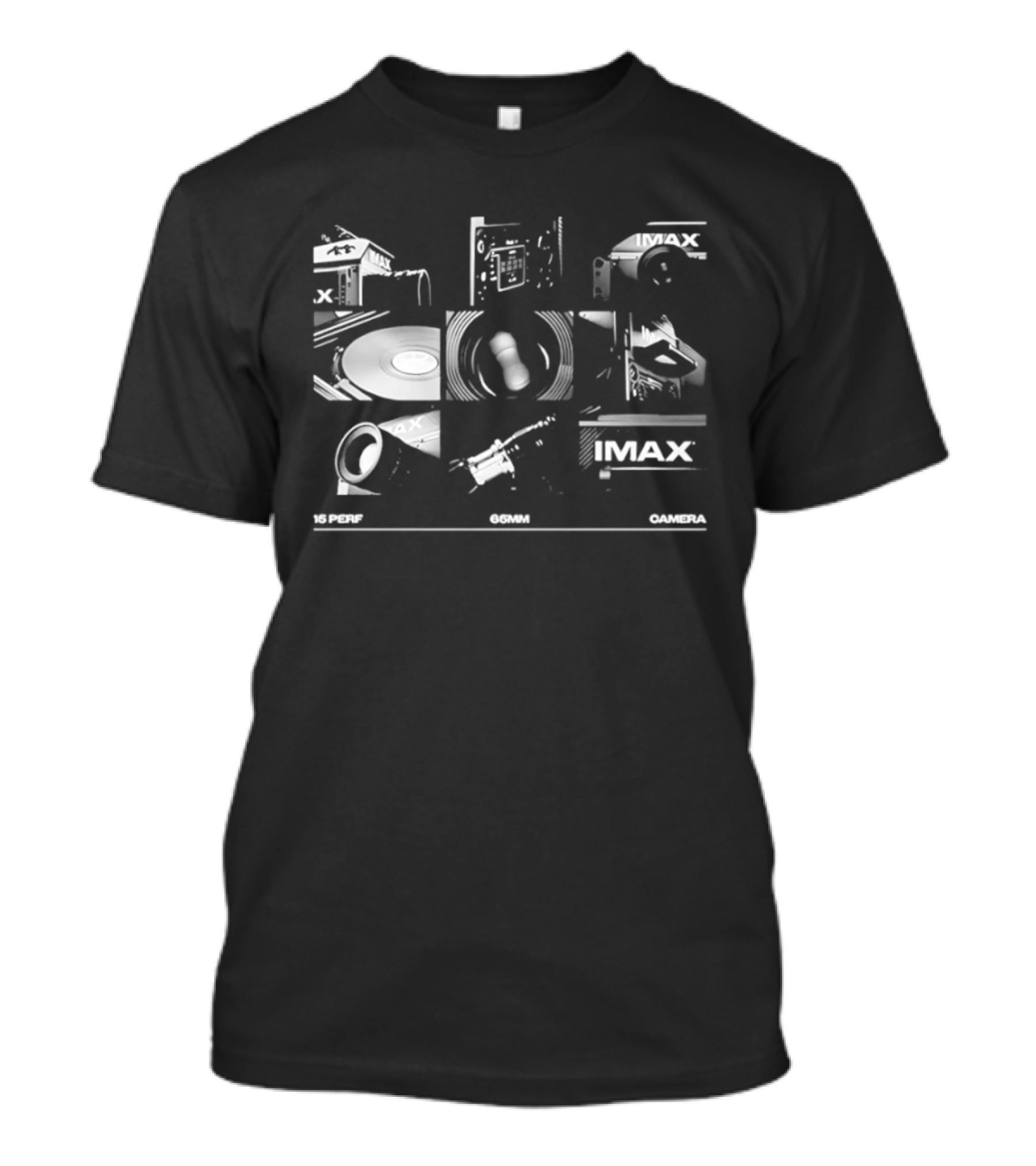IMAX 15 Perf 65mm Camera Movie Film Technology Cinematography T-Shirt