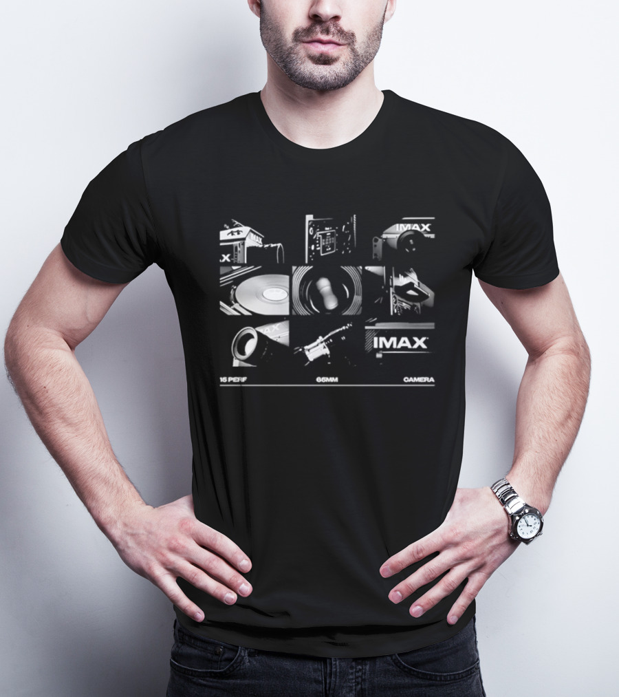 IMAX 15 Perf 65mm Camera Movie Film Technology Cinematography T-Shirt