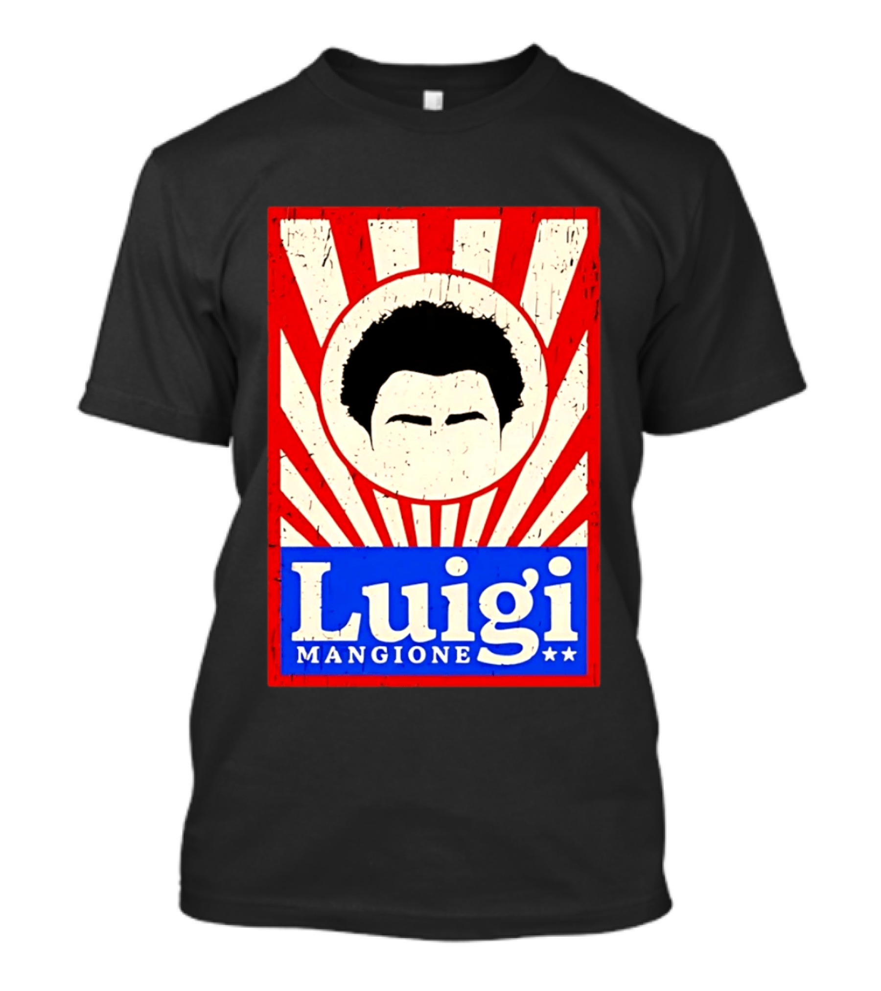 Luigi Mangione Red White Blue Campaign T-Shirt