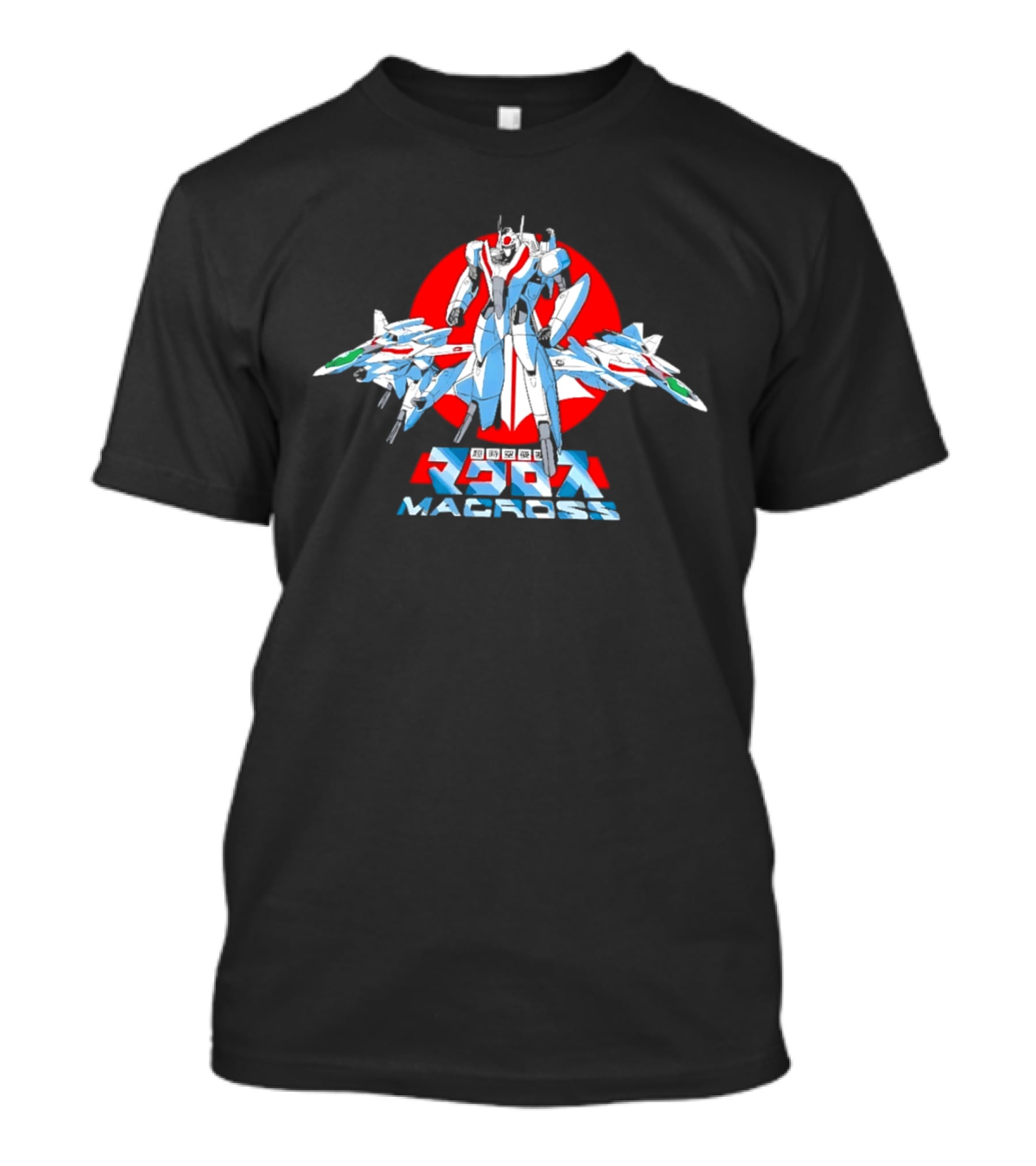 Robotech Macross Classic Anime Mecha Fighter Jets T-Shirt