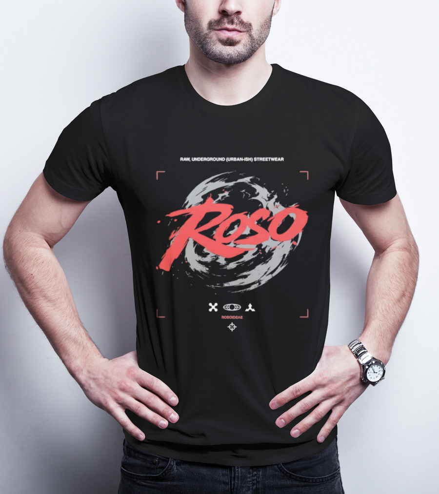 Roso Raw Underground Urbanish Rosoideae Streetwear XOΑ Vrosinox T-Shirt