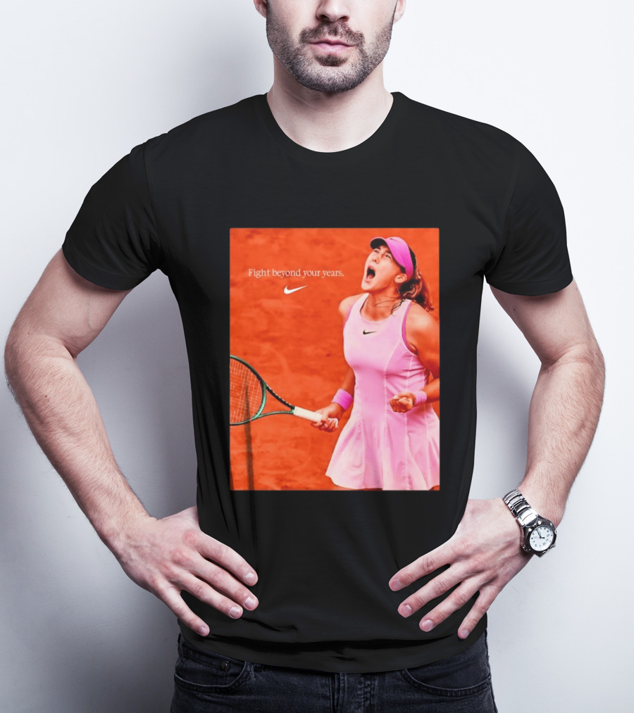 Mirra Andreeva Nike Fight Beyond Your Years Tennis Motivation T-Shirt
