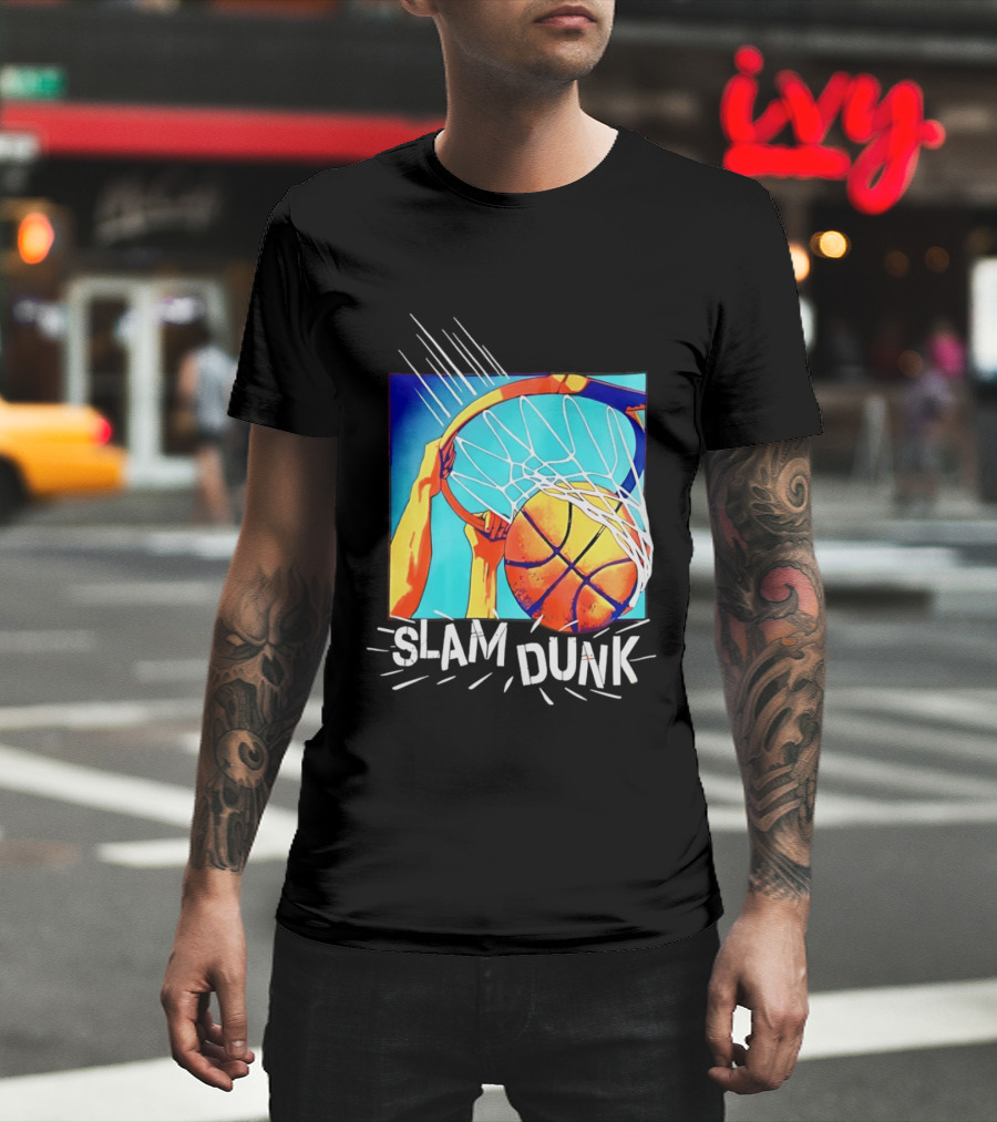 Slam Dunk Basketball Children's Place Hoop Action Kids T-Shirt