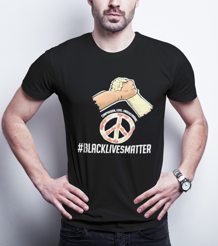 Nascar Black Lives Matter Compassion Peace Love Understanding Unity T-Shirt