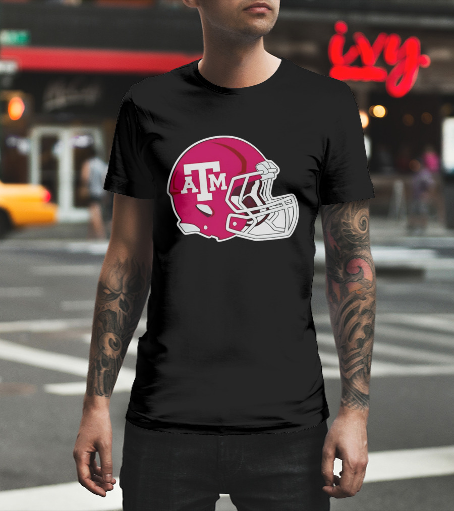 Texas A&M Aggies Football Helmet Fan Gear T-Shirt