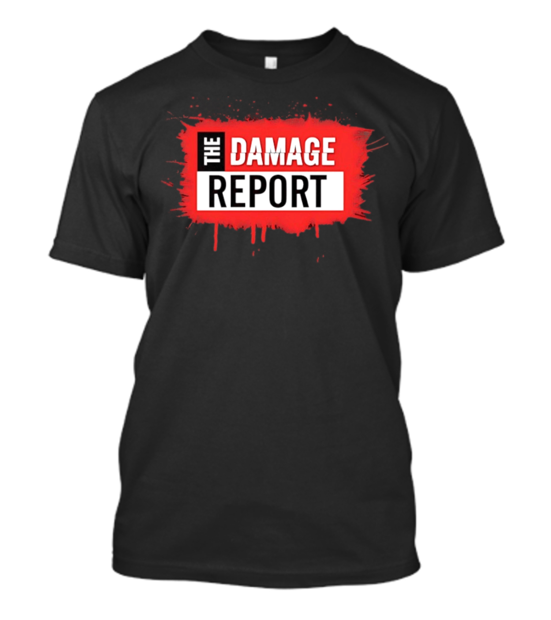The Damage Report Media News Political Commentary Program Branding T-Shirt