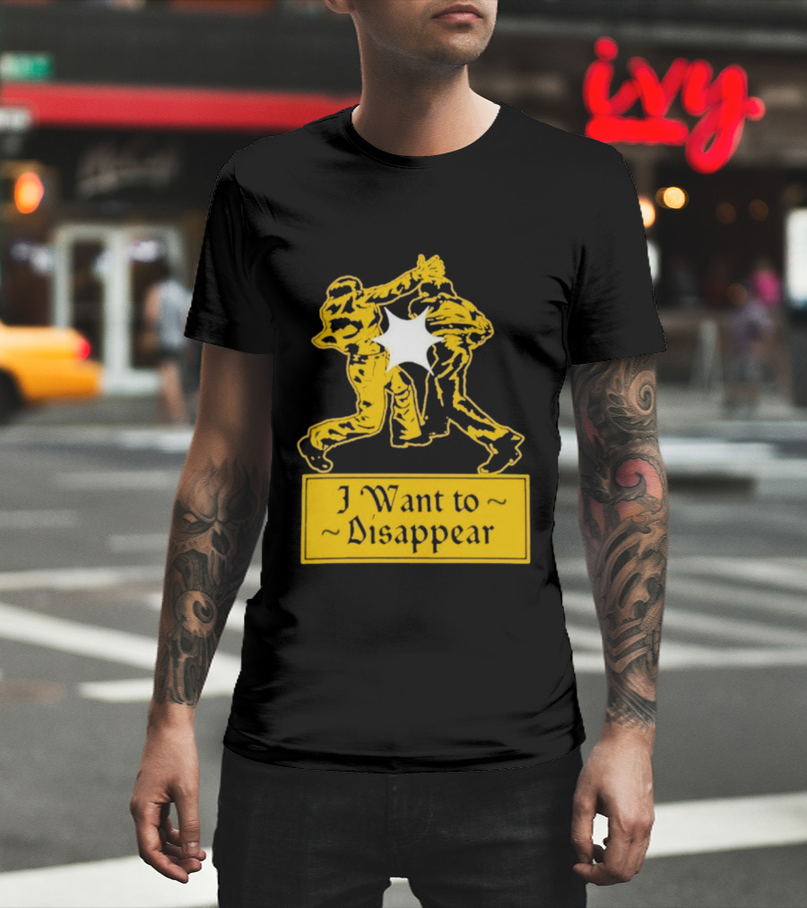 I Want To Disappear The Smiths Fighting Men Music Album T-Shirt