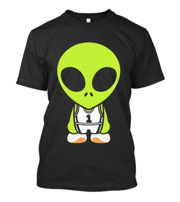 Victor Wembanyama San Antonio Spurs NBA Alien Player Number 1 Basketball T-Shirt