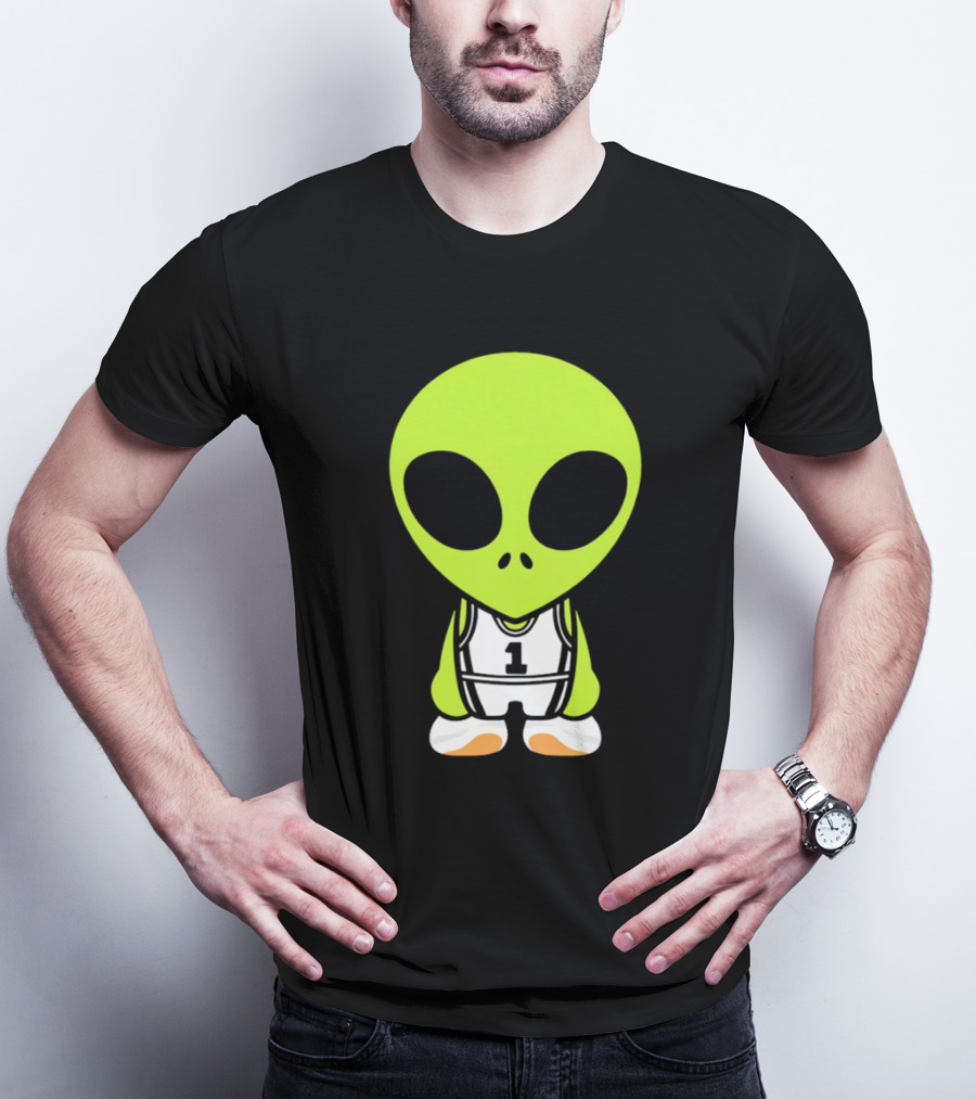 Victor Wembanyama San Antonio Spurs NBA Alien Player Number 1 Basketball T-Shirt