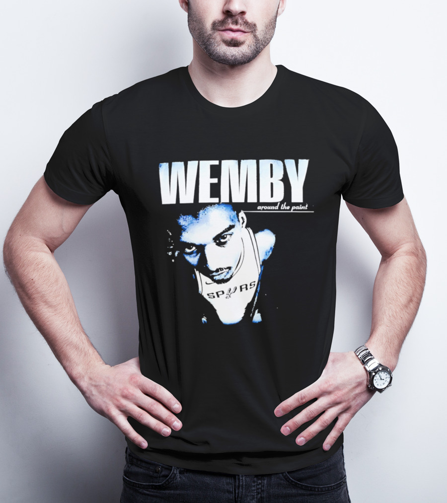 Wemby Around The Point Victor Wembanyama NBA 2026 San Antonio Spurs T-Shirt