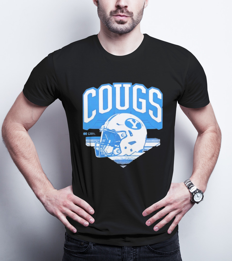 BYU Cougars Football Helmet Gameday Spirit T-Shirt