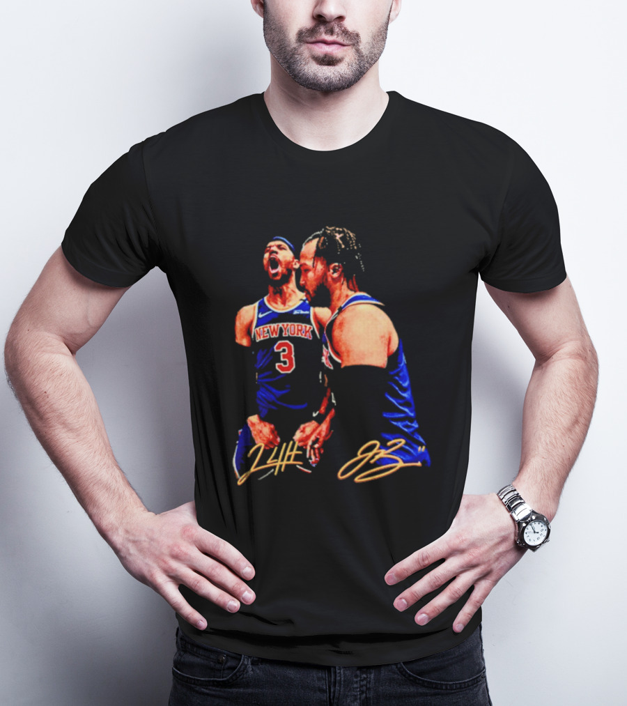New York Knicks Jalen Brunson Josh Hart 3 11 Signature T-Shirt