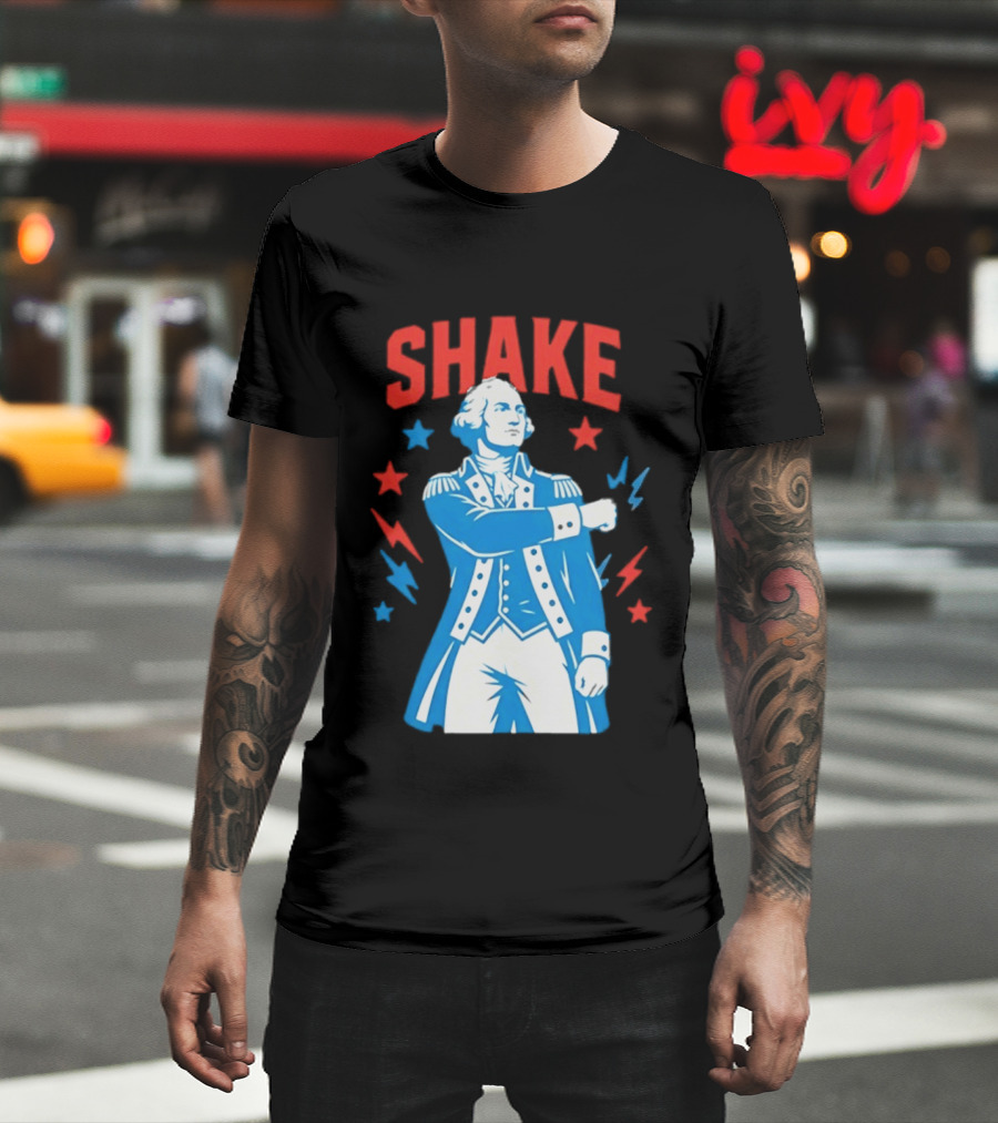 Shake And Bake George Washington America Drinking T-Shirt