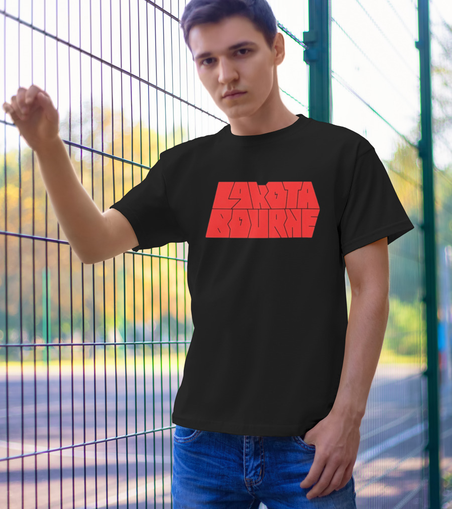 Lakota Bourne Bold Red Block T-Shirt
