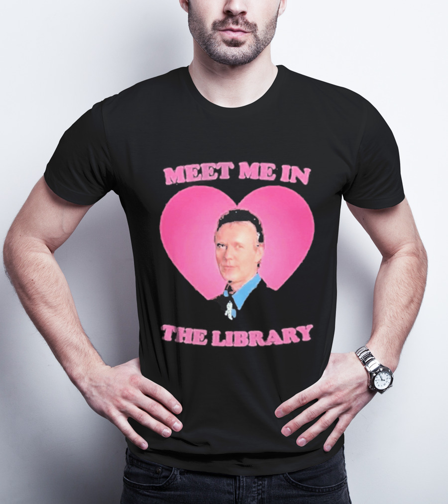 Meet Me In The Library Pink Heart Anthony Head Rupert Giles 2026 T-Shirt