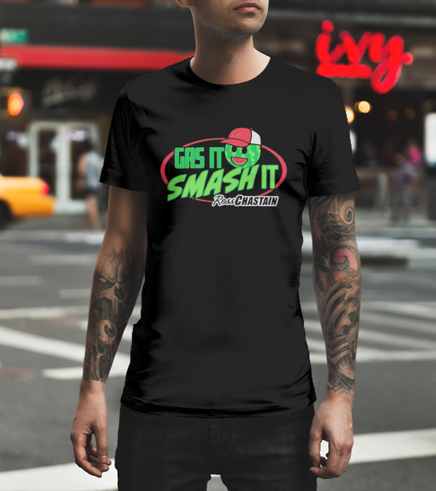 Gas It Smash It Melon Man Ross Chastain T-Shirt