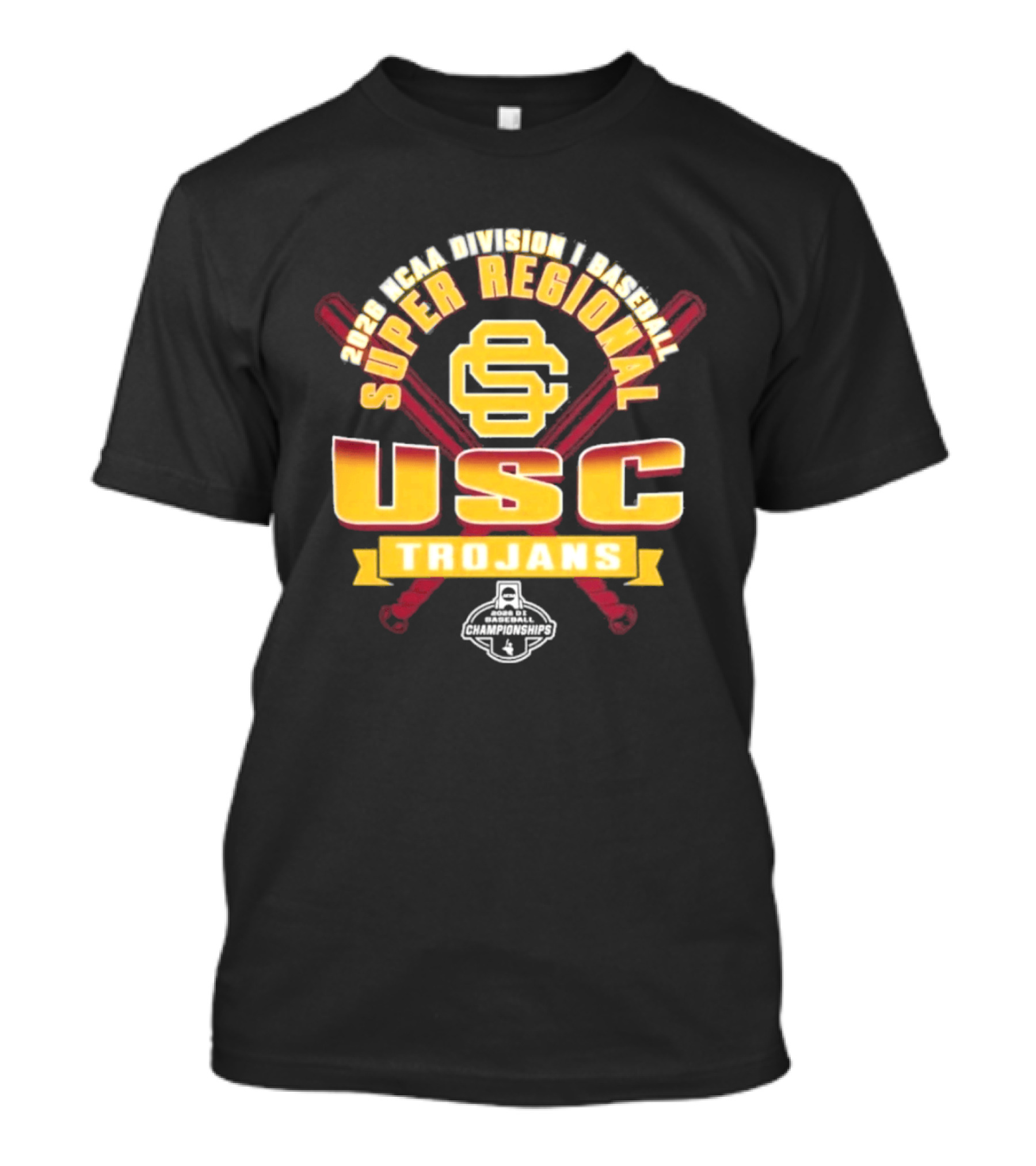 USC Trojans 2026 NCAA Division 1 Baseball Super Regional T-Shirt