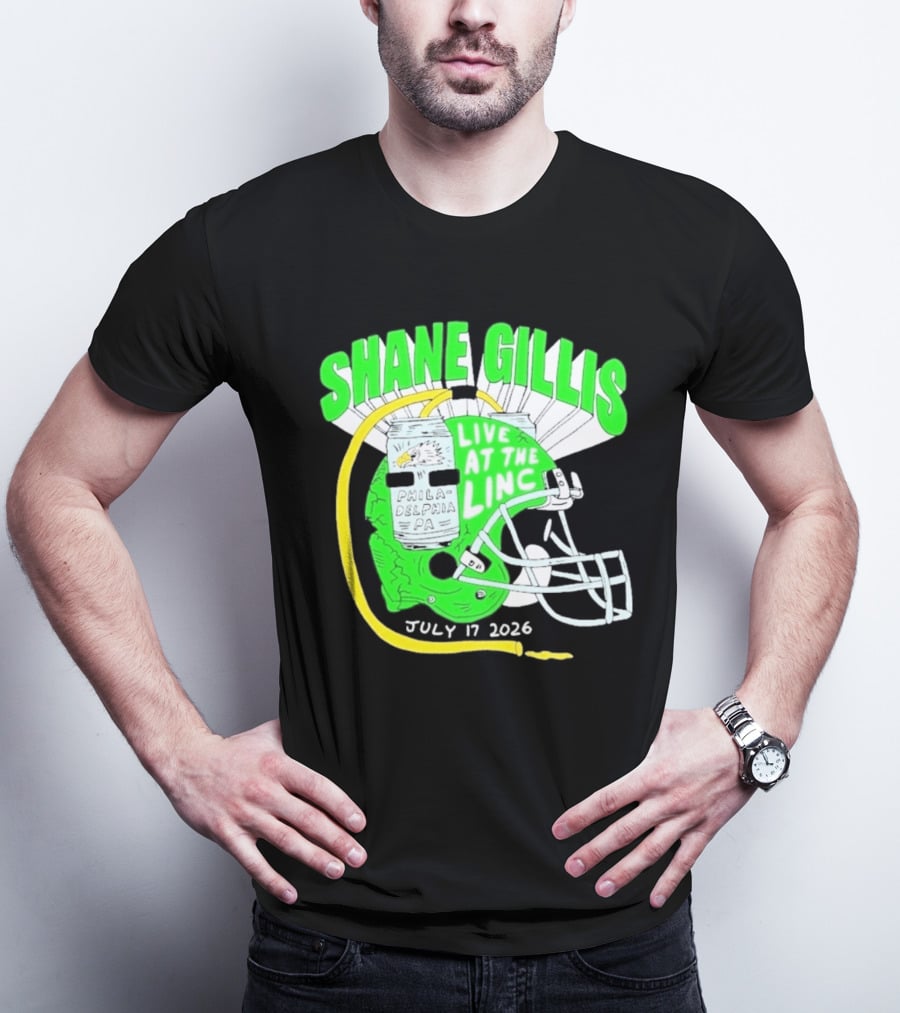 Shane Gillis Live At The Linc Philadelphia July 17 2026 Helmet T-Shirt