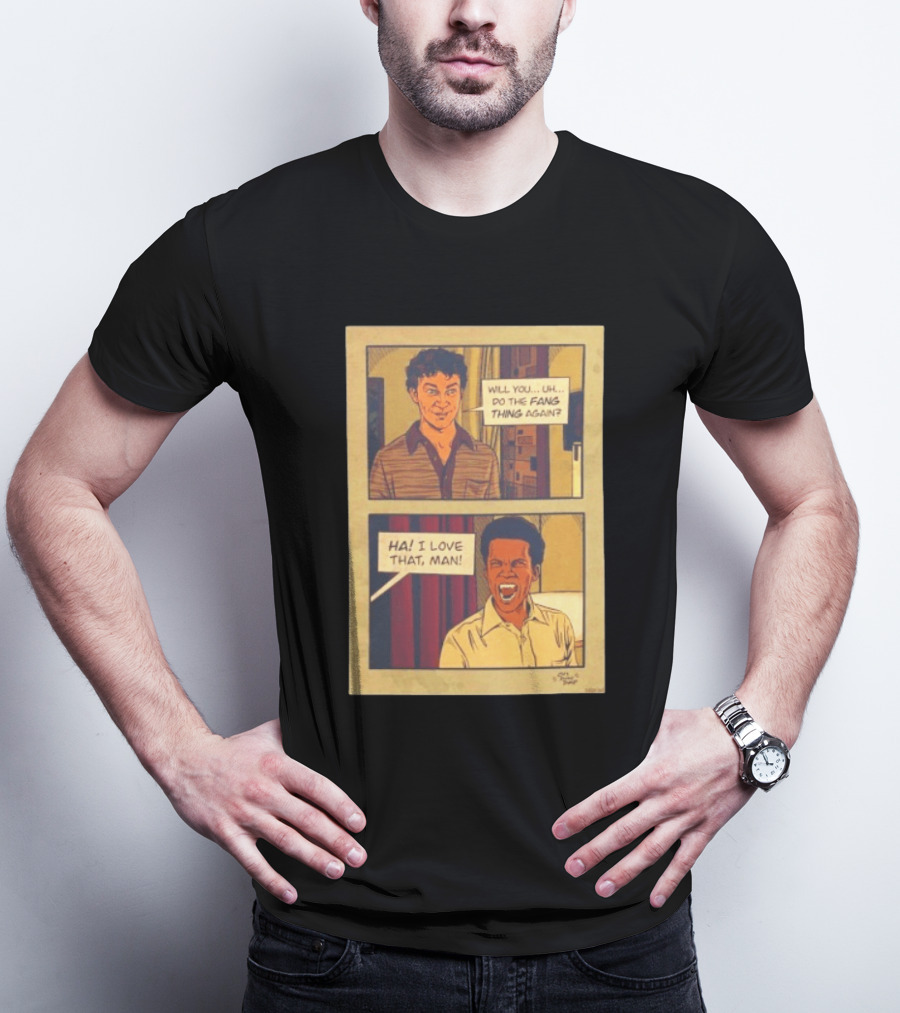 Interview With The Vampire Fang Thing Comic Panel Ha I Love That Man T-Shirt