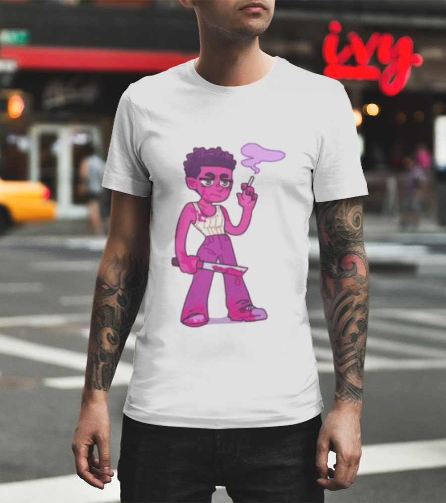 Amc Shop Interview With The Vampire Very Merry Mart Louis Smoking Knife T-Shirt