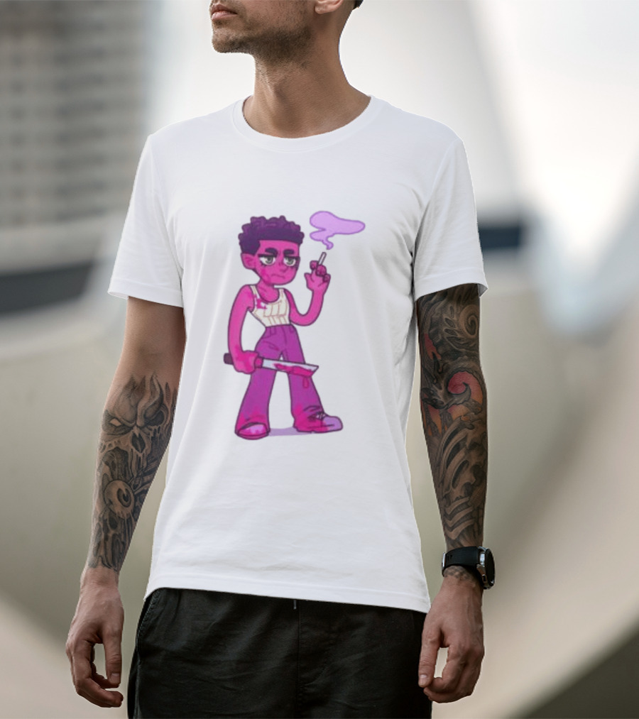 Amc Shop Interview With The Vampire Very Merry Mart Louis Smoking Knife T-Shirt
