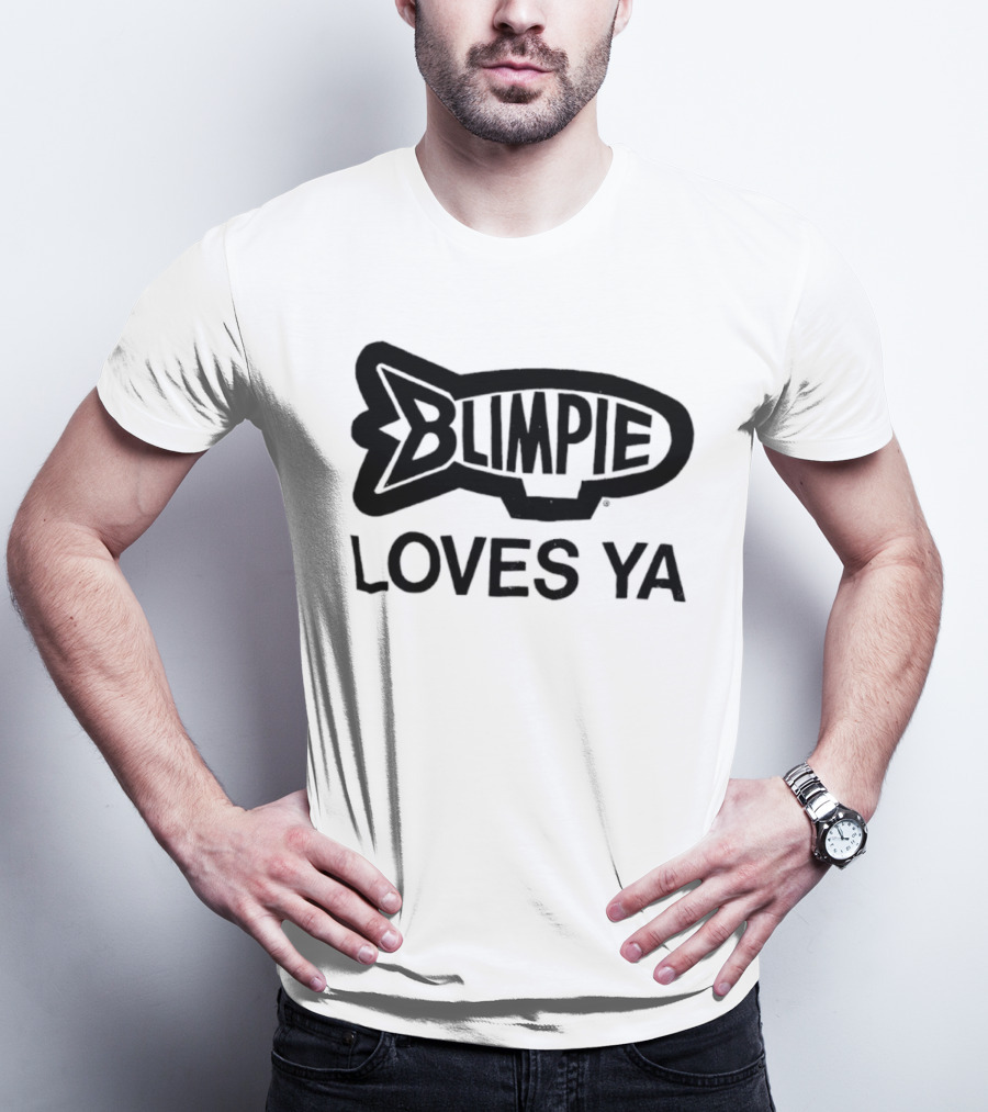Blimpie Loves Ya Sandwich Shop Fast Food Blimp T-Shirt
