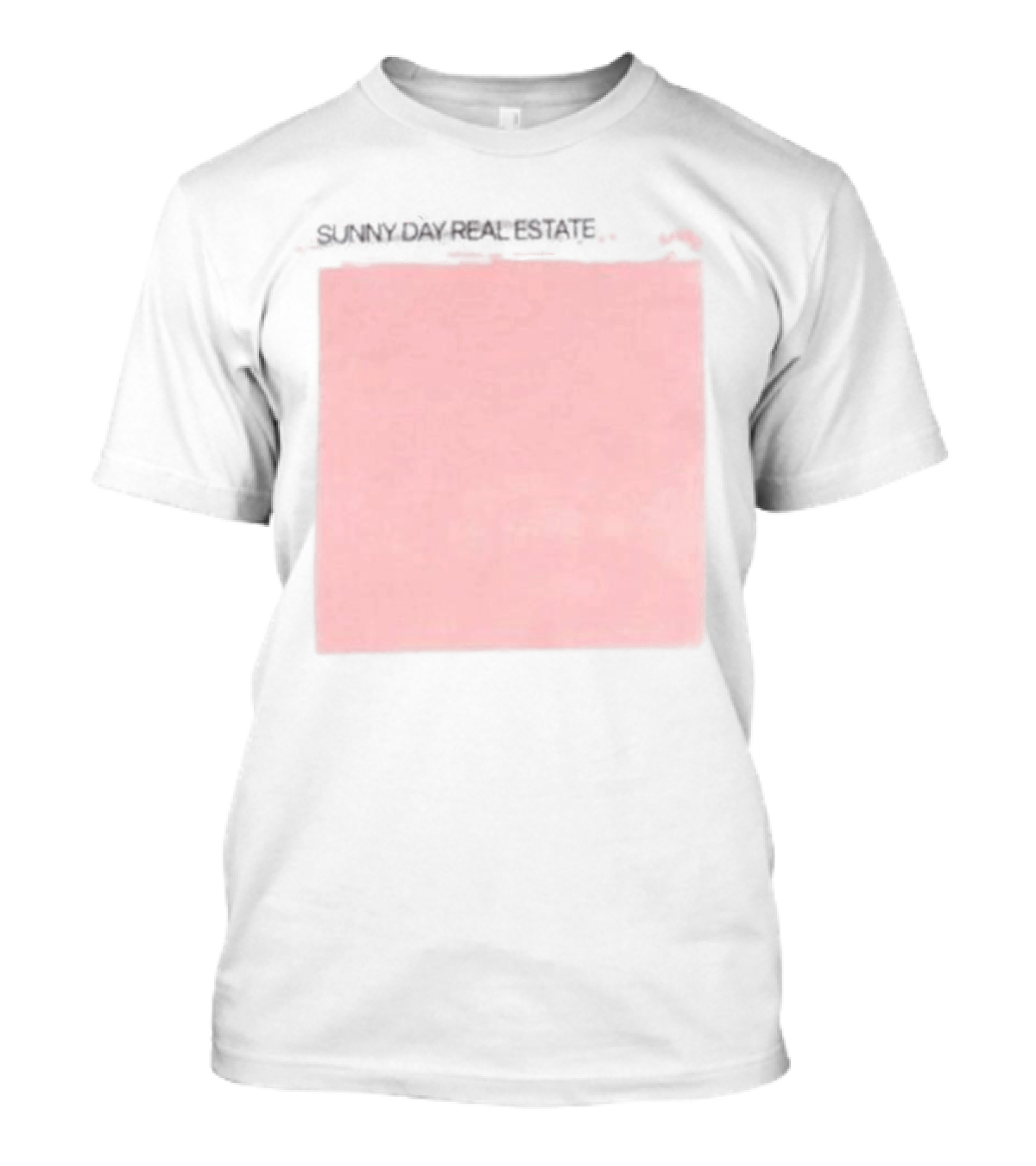Sunny Day Real Estate LP2 Pink Album Art And Gray Watermark T-Shirt
