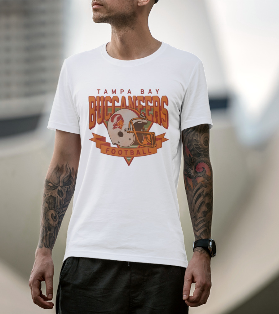 Tampa Bay Buccaneers Football Helmet T-Shirt